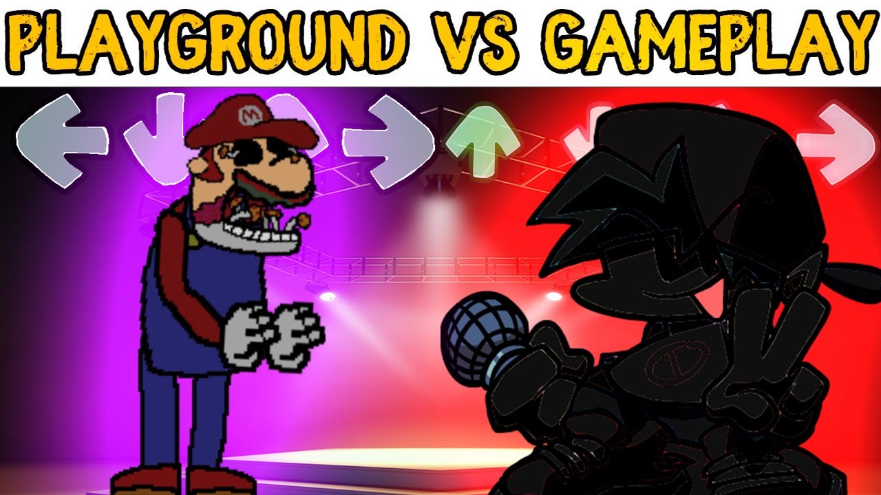 FNF Character Test | Gameplay VS Playground | FNF Mods Mario EXE ...