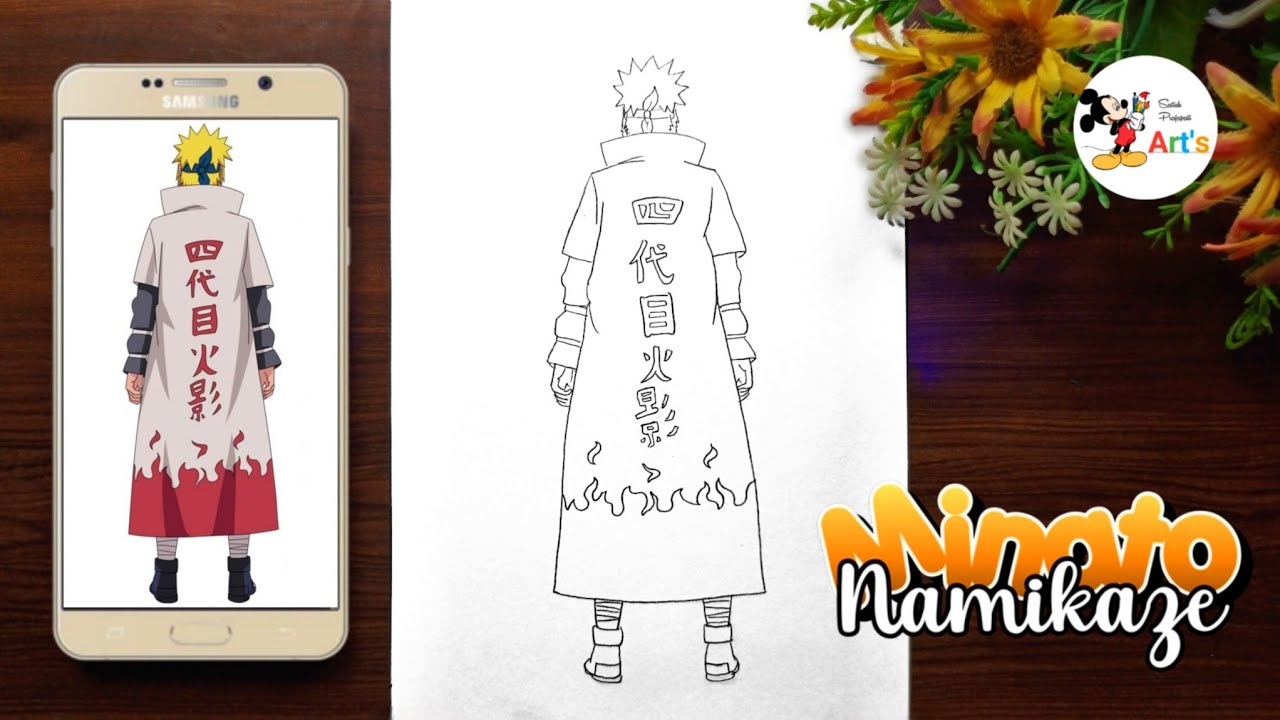 How To Draw Minato Namikaze Full Body || Naruto's Father Drawing ...
