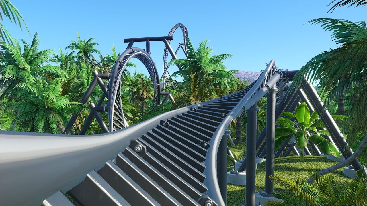 (Planet Coaster) SNEK Multi-launch Roller Coaster - YouTube