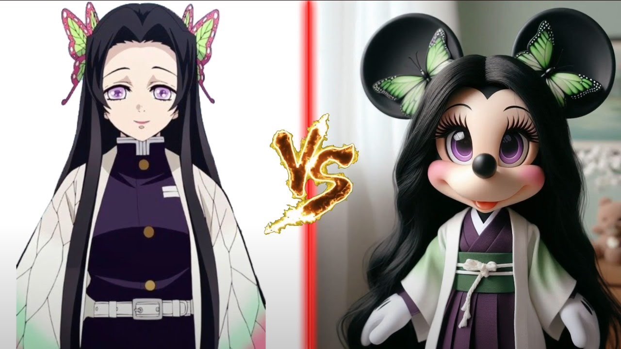 Demon Slayer Characters Turn into Mickey Mouse 🤩 Tanjiro Kamado ...