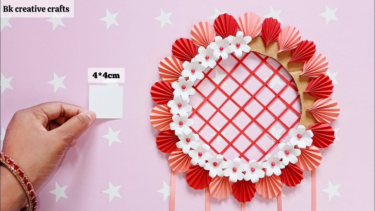 Unique Red Colour Wall Hanging ️isn't it Beautiful? ️Paper Wall Hanging ...