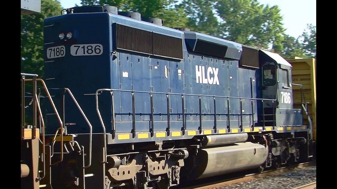 CSX with HLCX Pull Mixed Freight Train - YouTube
