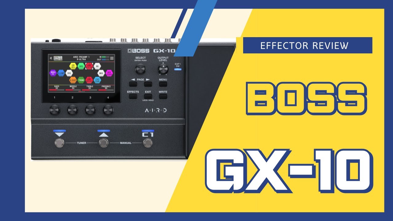 작지만 강한 보스의 막내 멀티 "GX-10" / BOSS GX10 - YouTube