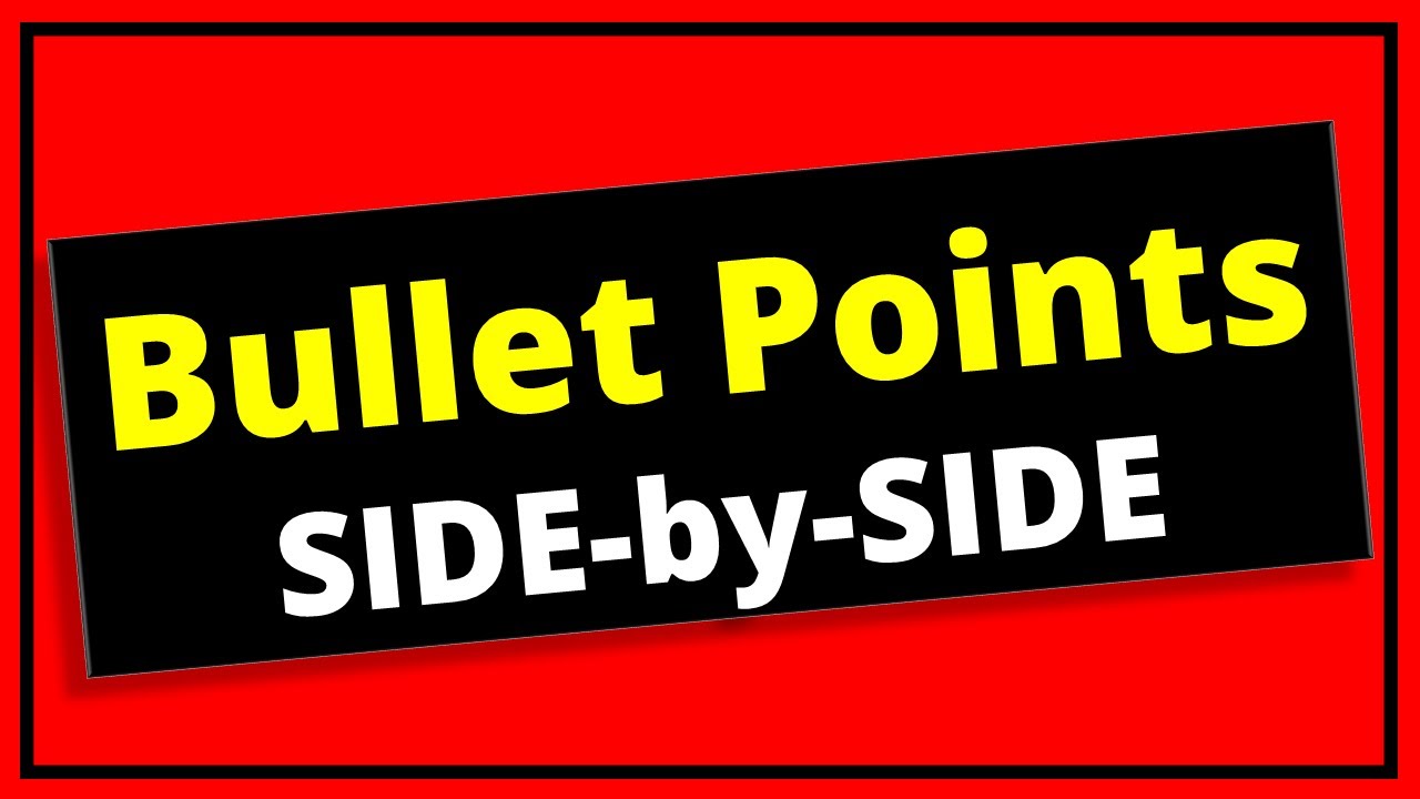 How To Put Bullet Points Side By Side In Google Docs YouTube how-to-put-bullet-points-side-by-side-in-google-docs-youtube