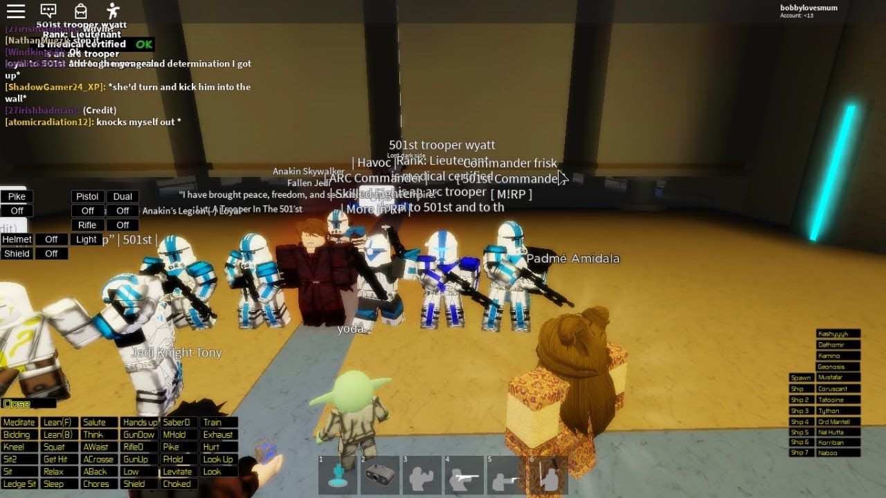 Roblox star wars RP - YouTube