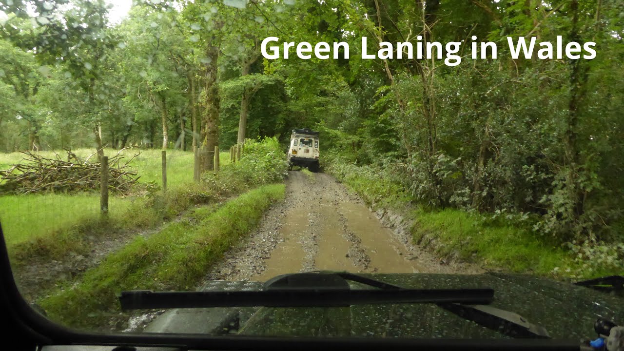 Green Laning in Wales in Land Rover Defenders (4) - YouTube