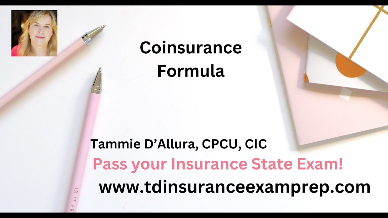Coinsurance Formula - YouTube