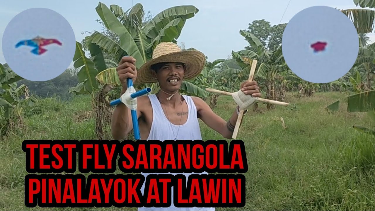 Test fly sarangola pinalayok at lawin may nakisabay - YouTube