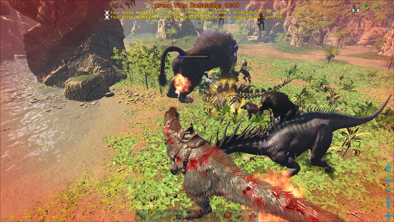 ARK: Survival Evolved. Dinopithecus King Beta. Lost Island [Official ...