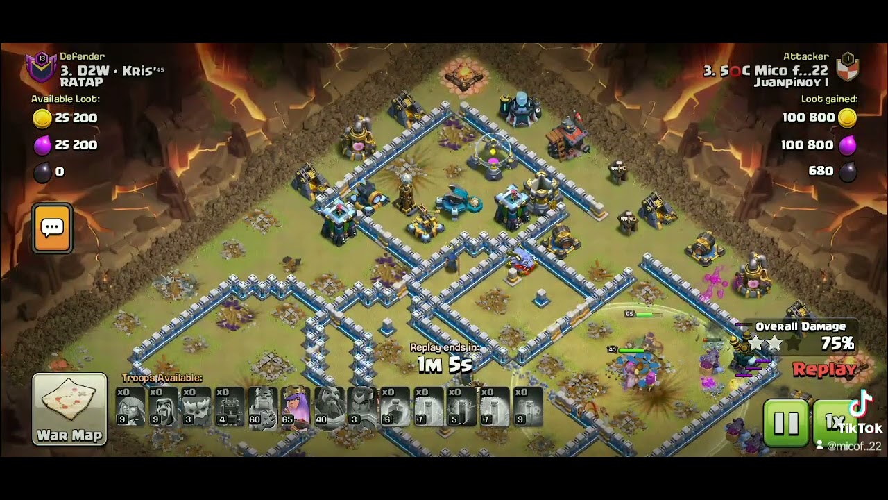 th13vsth13 3 star attack super archer lang sakalam #clashofclans2024 ...
