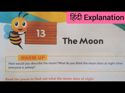 The Moon by R.L Stevenson ||L-13|| Poem || Class-4th English || हिंदी ...