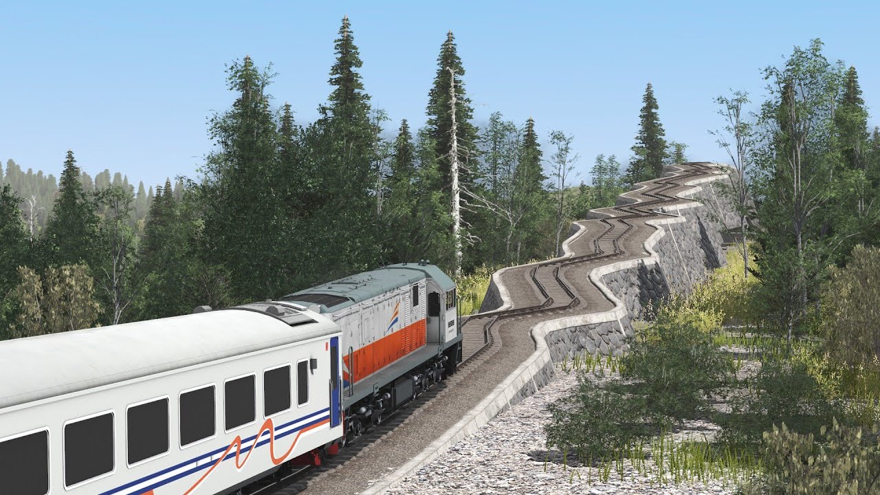 Rel Kereta Menanjak Rusak Parah - YouTube