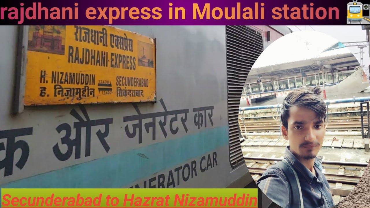 Hazrat Nizamuddin to Secunderabad rajdhani express 🚂🚃// INSIDEYOUNI ...