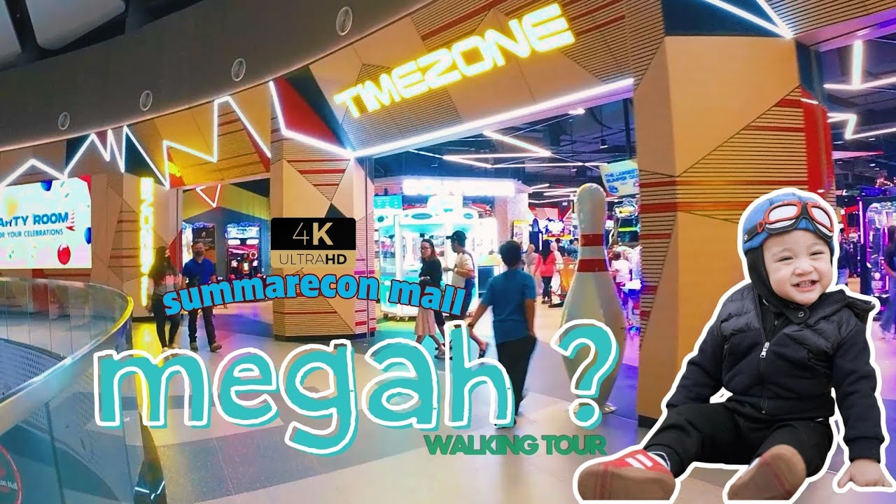 TimeZone TERBESAR 😲 | Mall Summarecon Bandung 🇮🇩 | Walking Tour | - YouTube