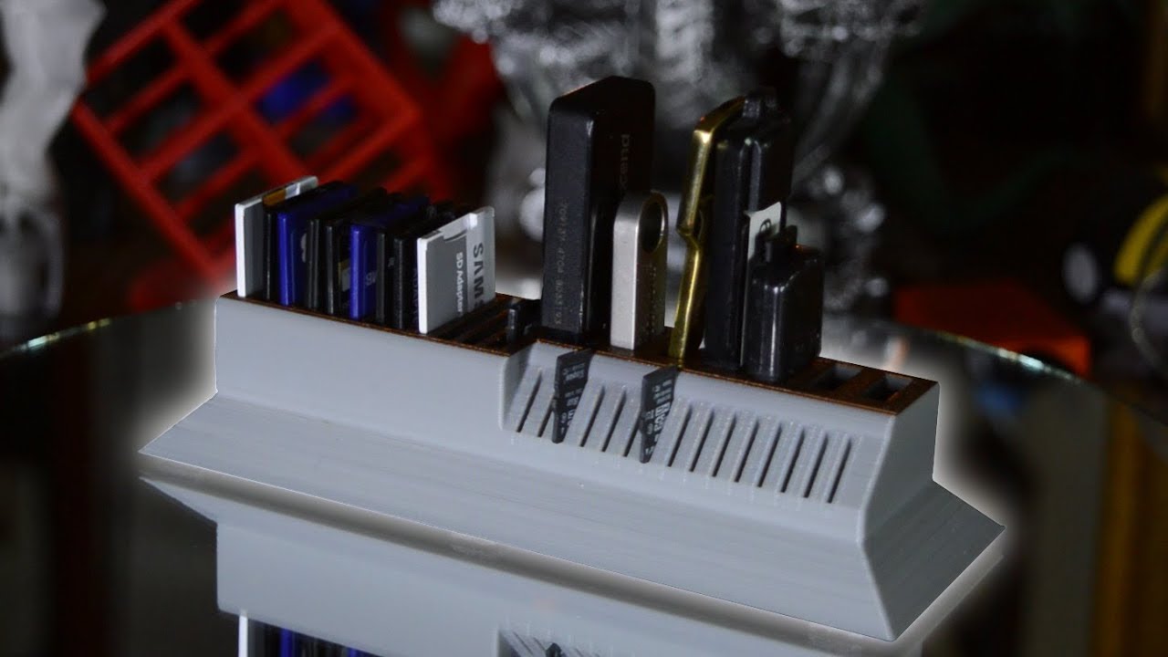 Custom 3D Printed USB Holder (Aligning Models, Sand Filling, GCode mods ...