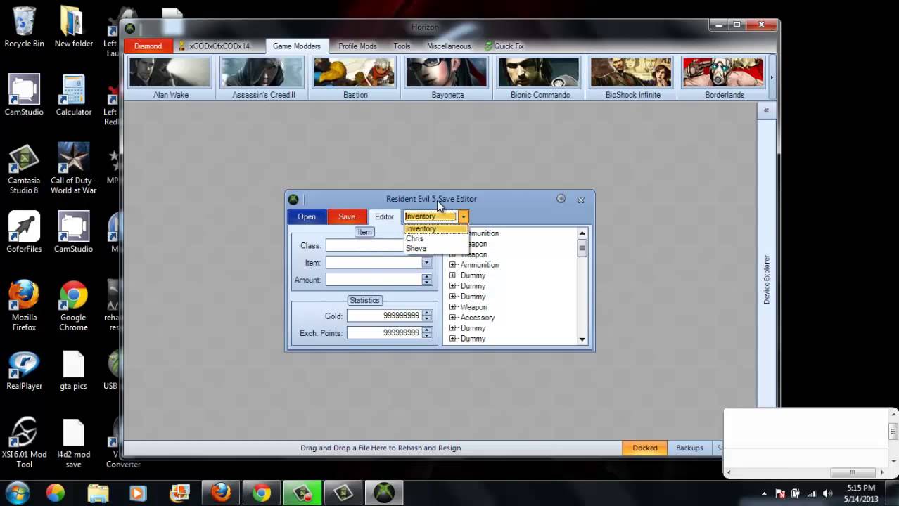 How To Mod Resident Evil 5 Usb Flash Drive Xbox 360 - YouTube