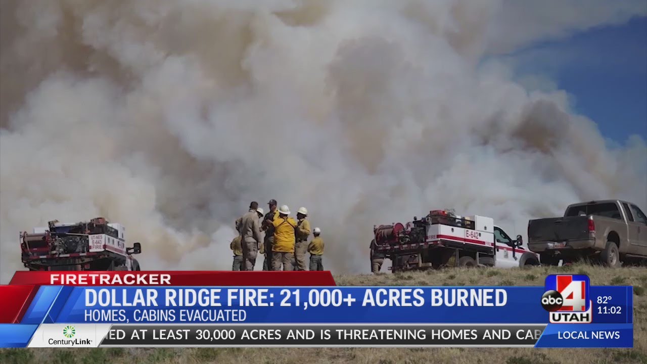 Dollar Ridge Fire Midday Update - YouTube