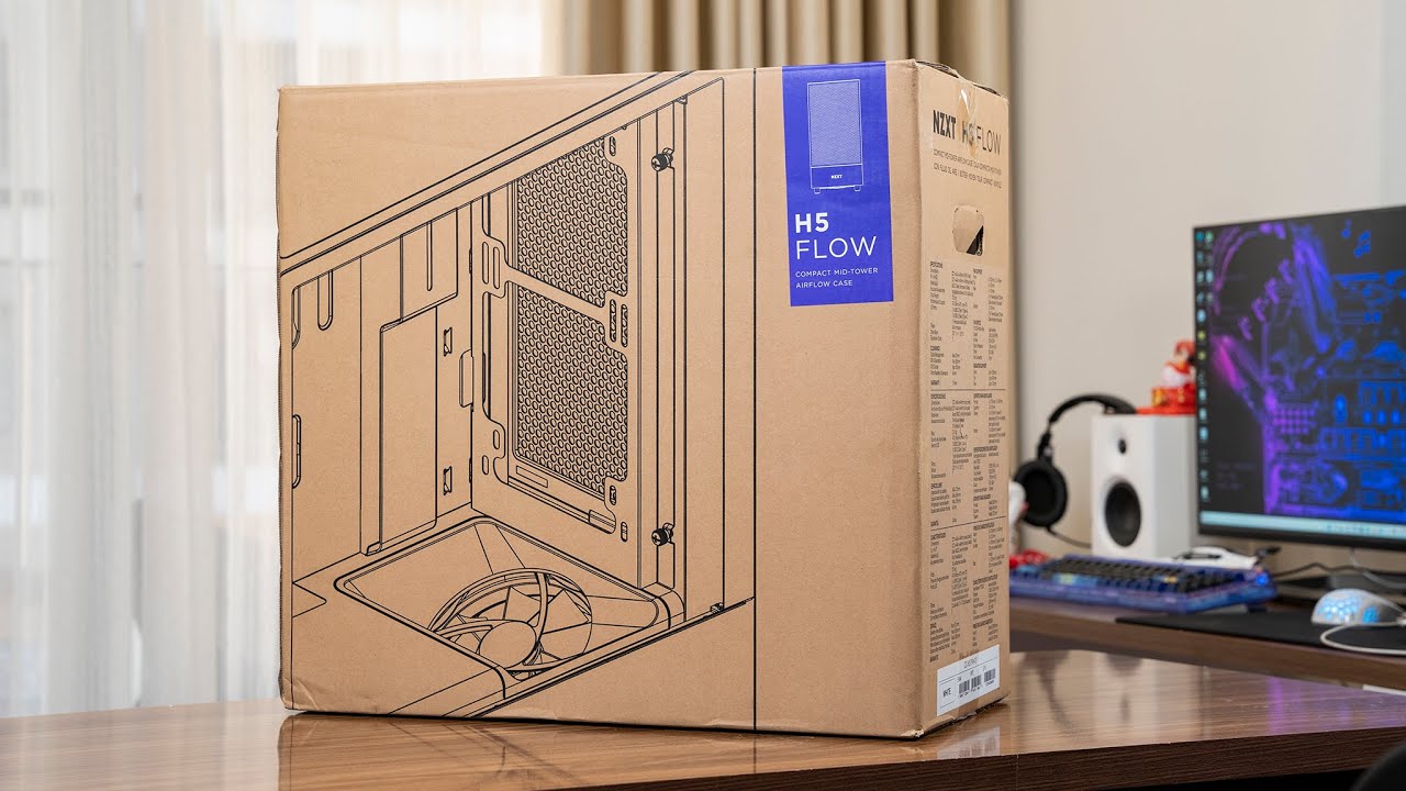 NZXT H5 Flow - Bản nâng cấp hoàn hảo từ H510 Flow, giá không đổi - YouTube