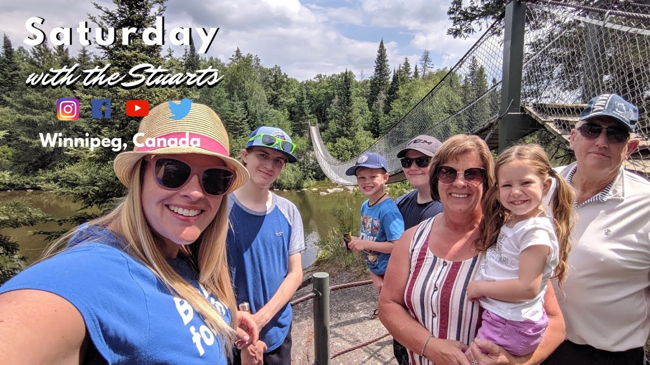 Pinawa Suspension Bridge | Episode 40 | Saturday with the Stuarts - YouTube