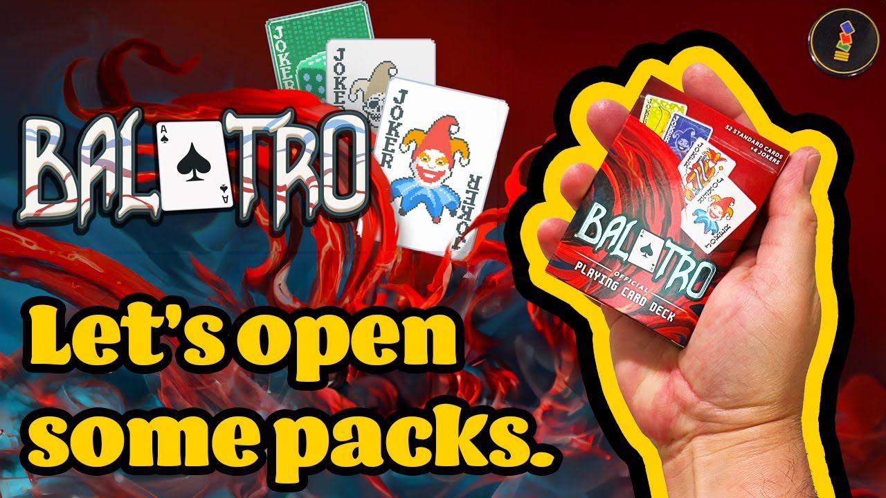 The Jester IRL! Let's check out Official Balatro playing cards! - YouTube
