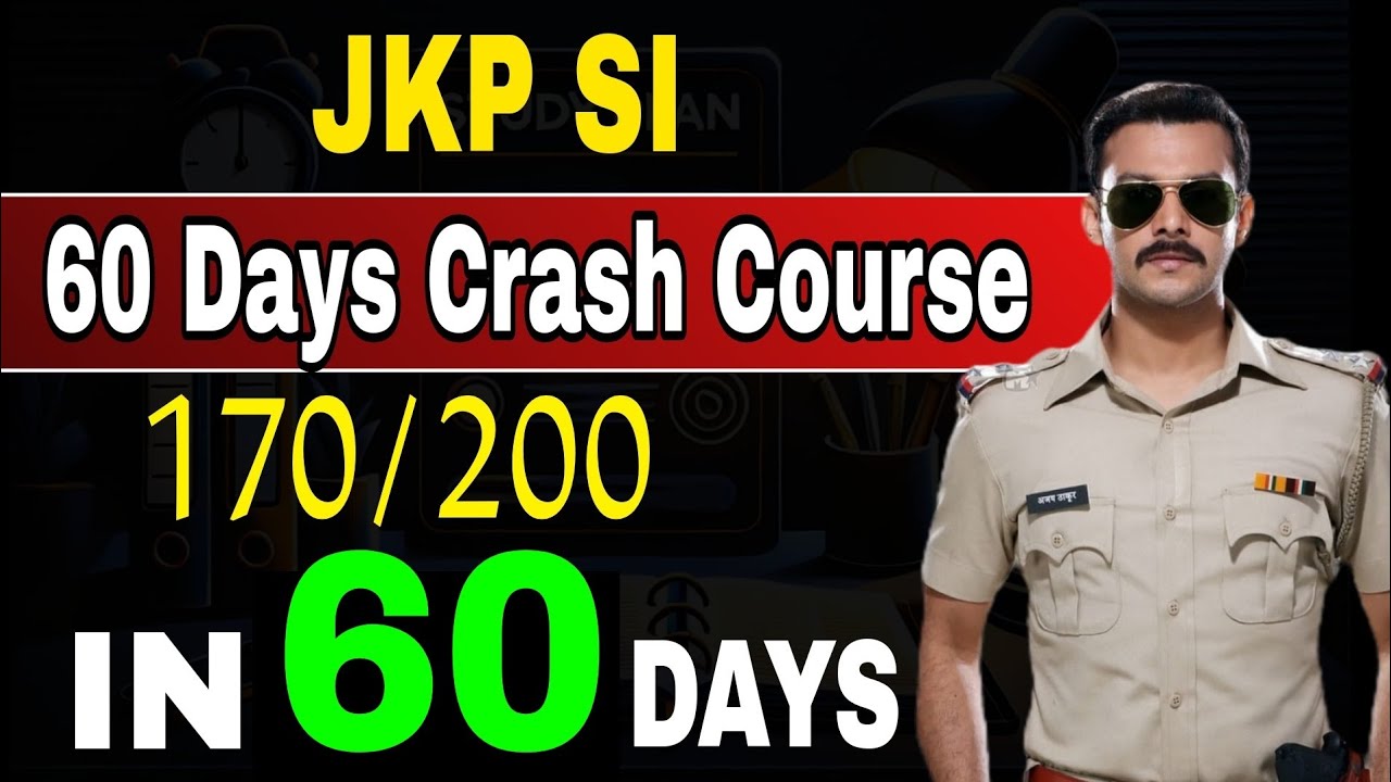 JKP SI || How to Score 170/200 Marks - YouTube