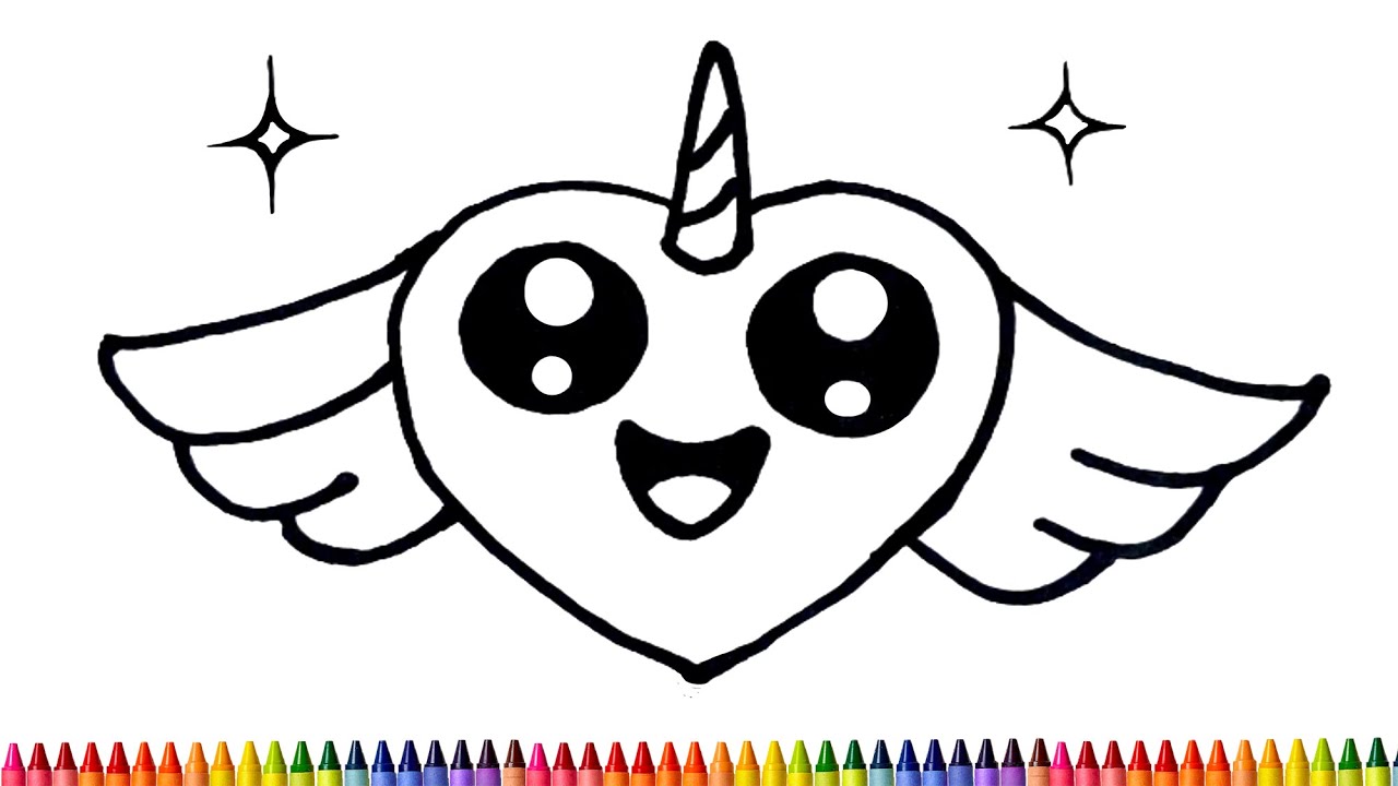 HOW TO DRAW A CUTE HEART (EASY) - YouTube
