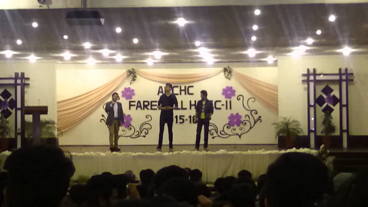 Hamza Army Public College Farewell Part 1 - YouTube