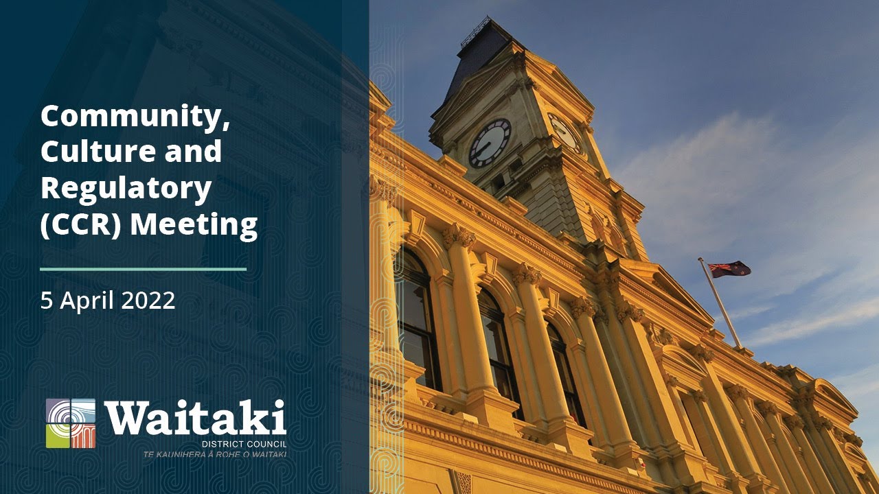 Extraordinary Community Culture and Regulatory Committee Meeting - 5 ...