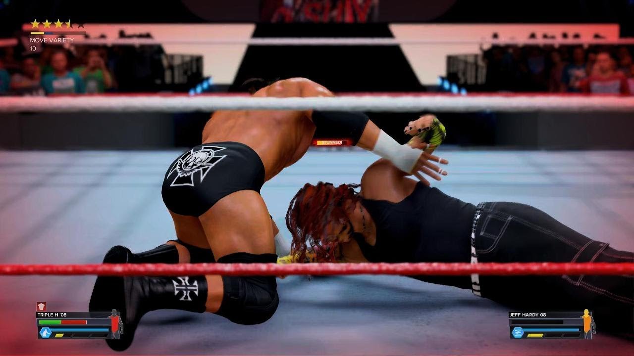 WWE 2K23 Jeff Hardy vs Triple H - YouTube