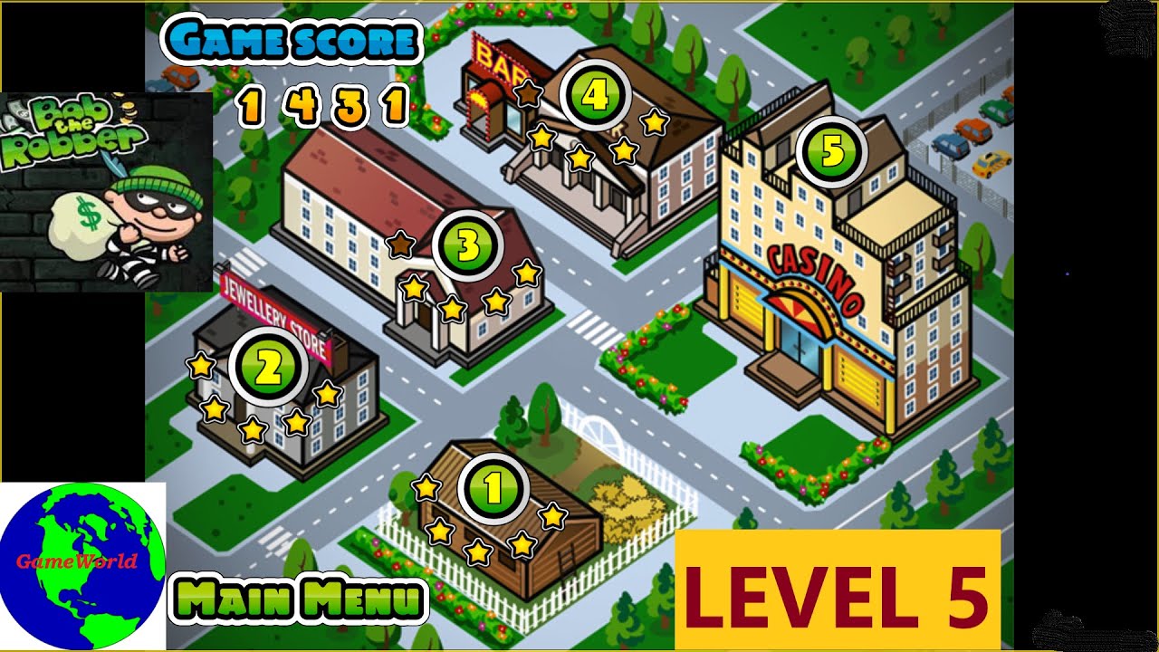 Bob the Robber Walkthrough (level 5) - YouTube