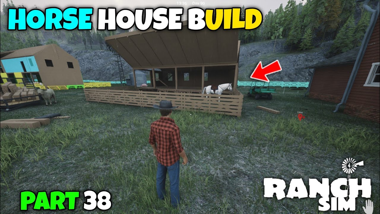 Horse House Build Our Ranch | Ranch Simulator Part 38 | Techno Gamerz ...