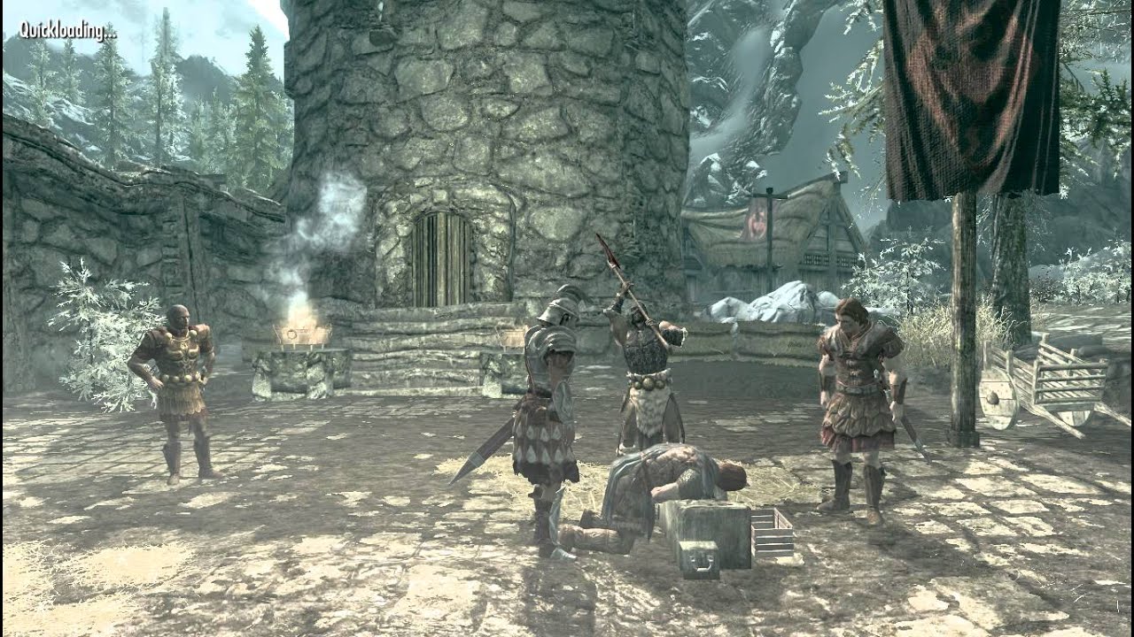 skyrim beheading - YouTube