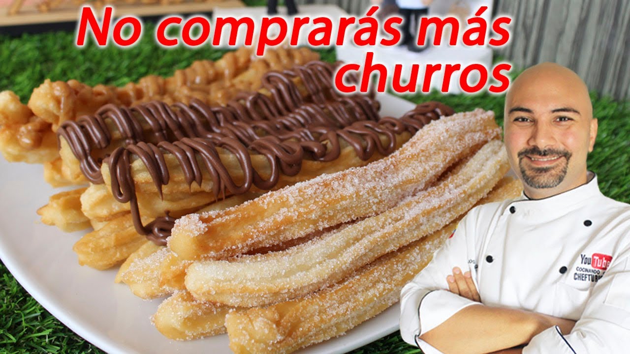 Churros caseros fáciles de hacer - La mejor receta para negocio - YouTube