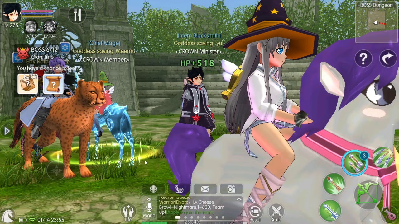 Mabinogi : Fantasy Life - Boss Dungeon Lv. 100 1 - 8 - YouTube