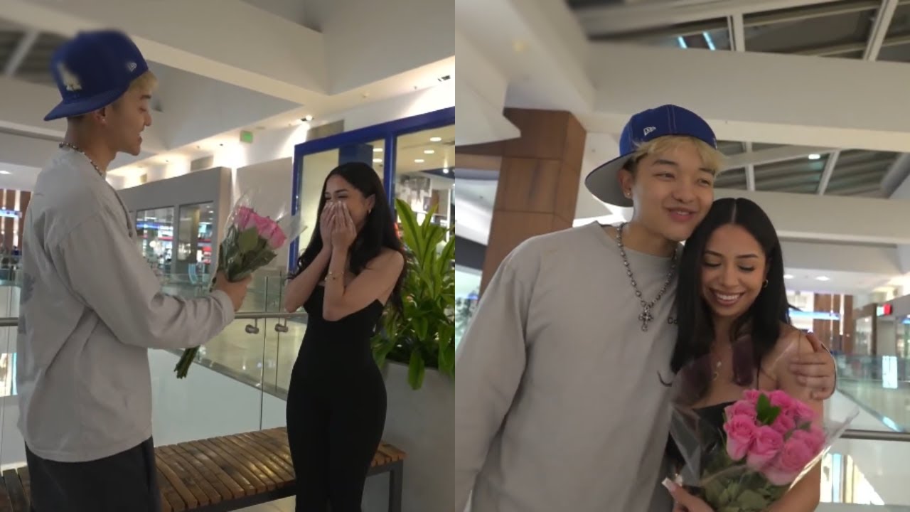 Jason GIFTS Brittney FLOWERS! - YouTube