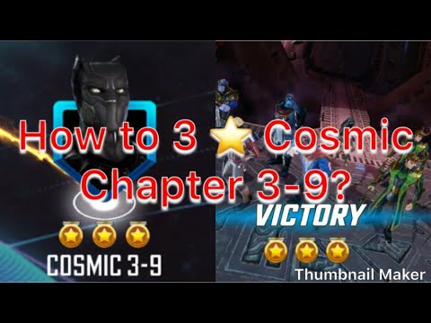 Marvel Strike Force - How to 3 Star Cosmic Chapter 3-9? - YouTube