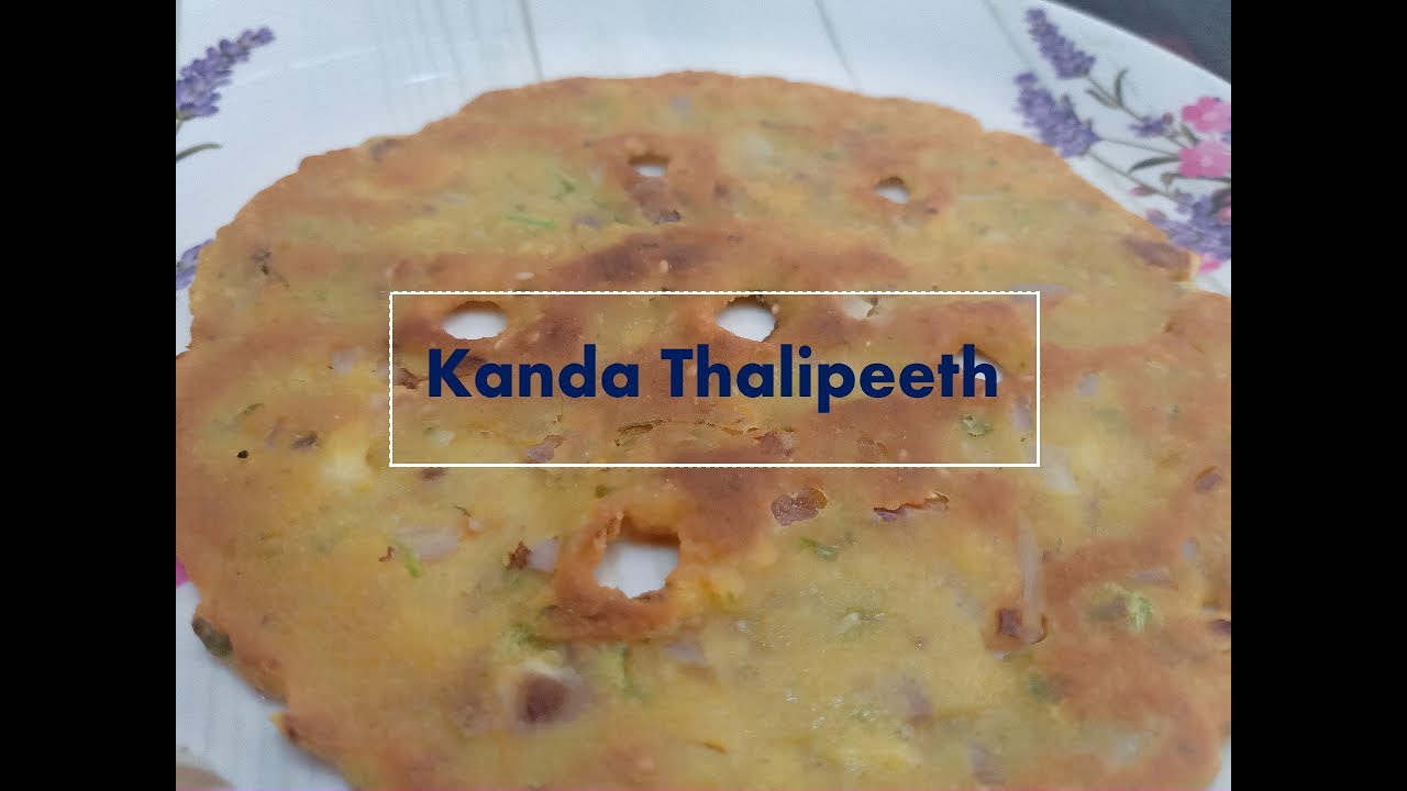 Kanda Thalipeeth (Onion flat-bread) - YouTube