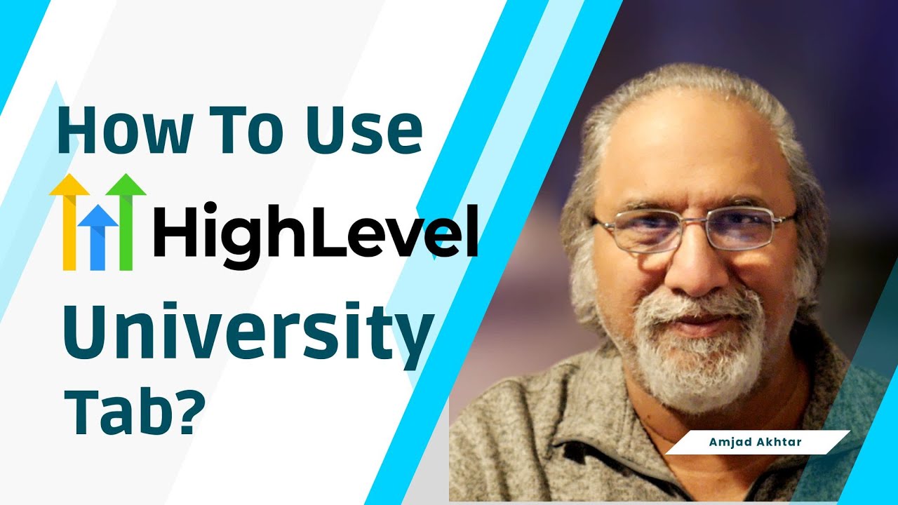 How To Use GoHighlevel University Tab? - YouTube