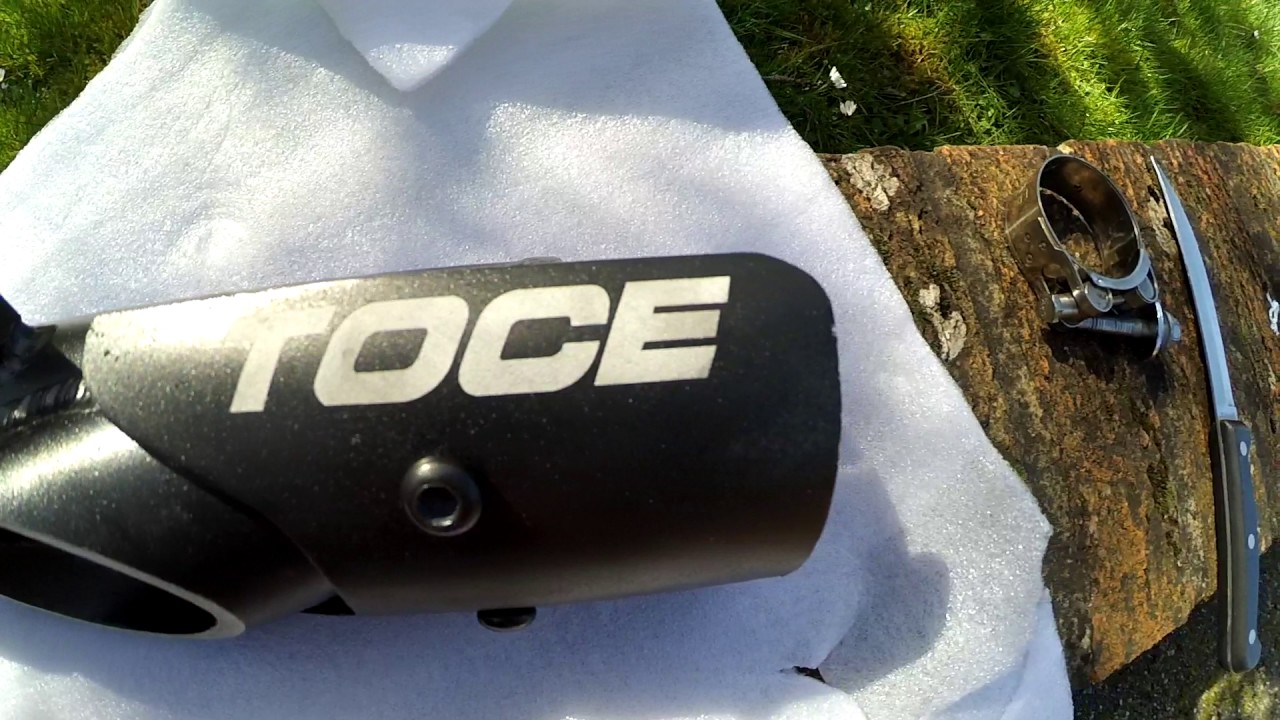 Unboxing exhaust TOCE Yamaha R6 - YouTube