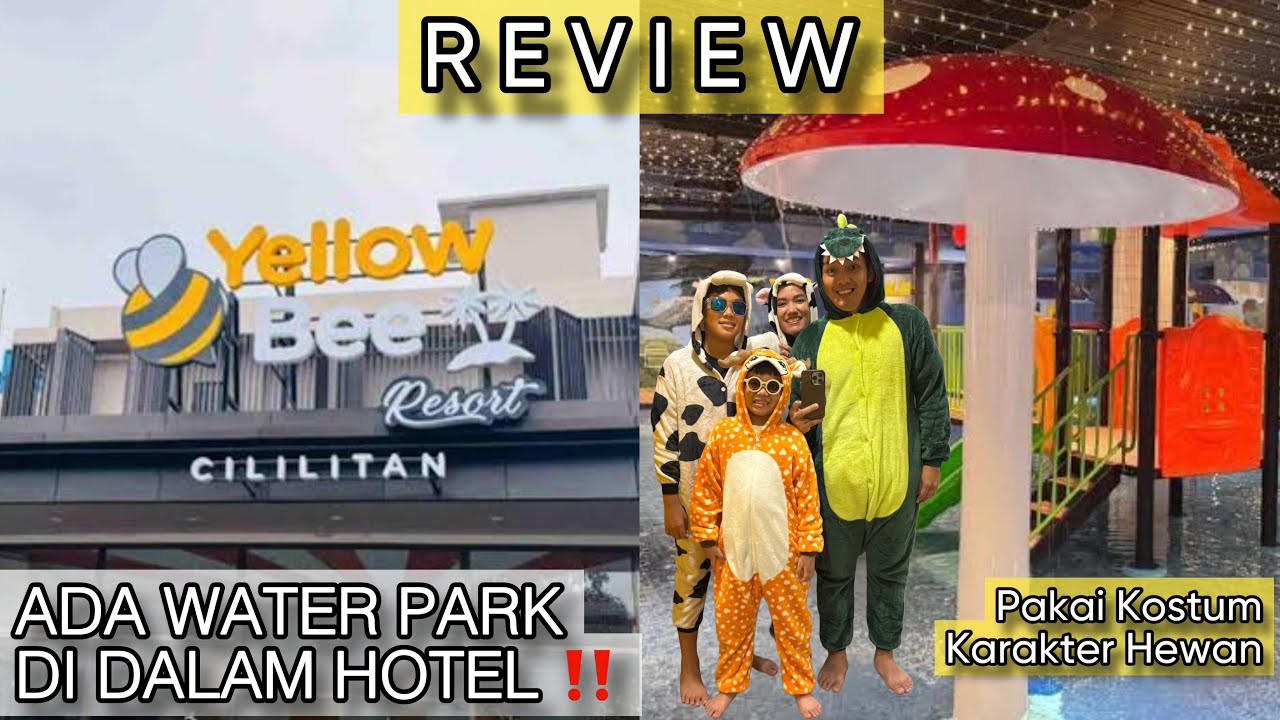 Menginap di Yellow Bee Resort Cililitan , ADA WATER PARK DI DALAM HOTEL ...