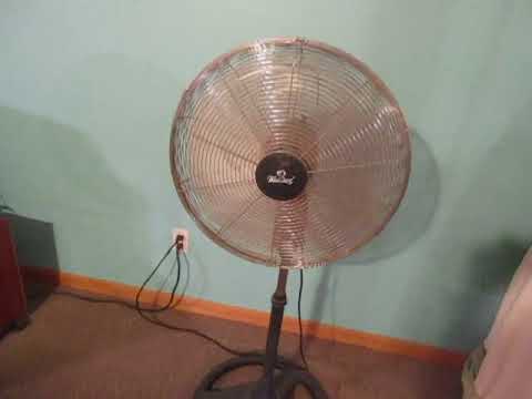 2002 Windchaser Pedastal fan - YouTube