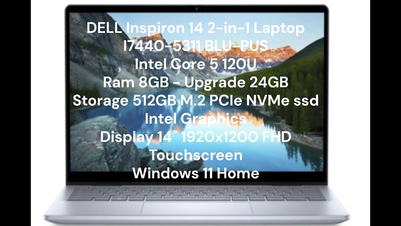 DELL Inspiron 14 7440 2-in-1 - Unboxing - Disassembly - Ram Upgrade ...