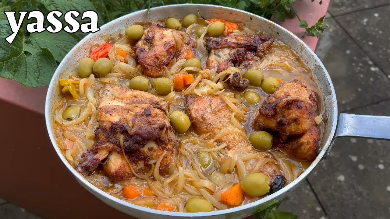 cc, YASSA voici ma recette de Yassa poulet aux olives - YouTube