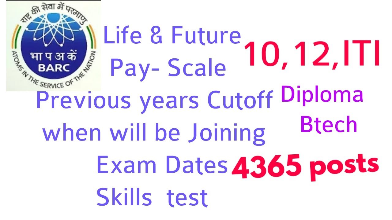 Life in BARC | Joining Date BARC RECRUITMENT 2023 |Selection Previous ...