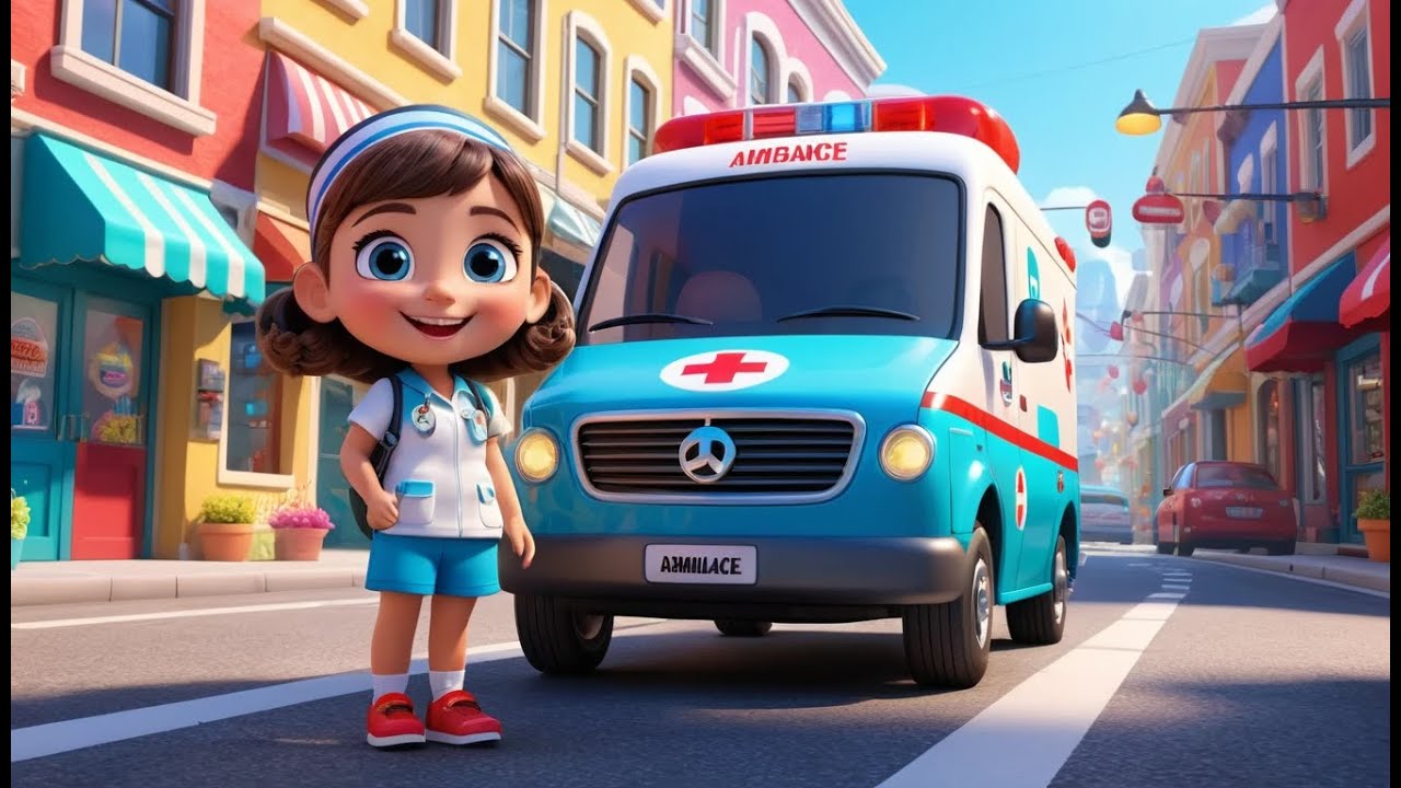Ambulance Song – How Many Helpers Arrive | Fun Rescue Song for Kids ...