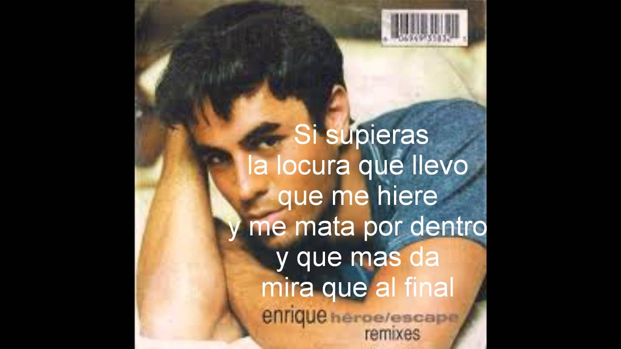 Enrique Iglesias - Héroe español (Letra) - YouTube Music