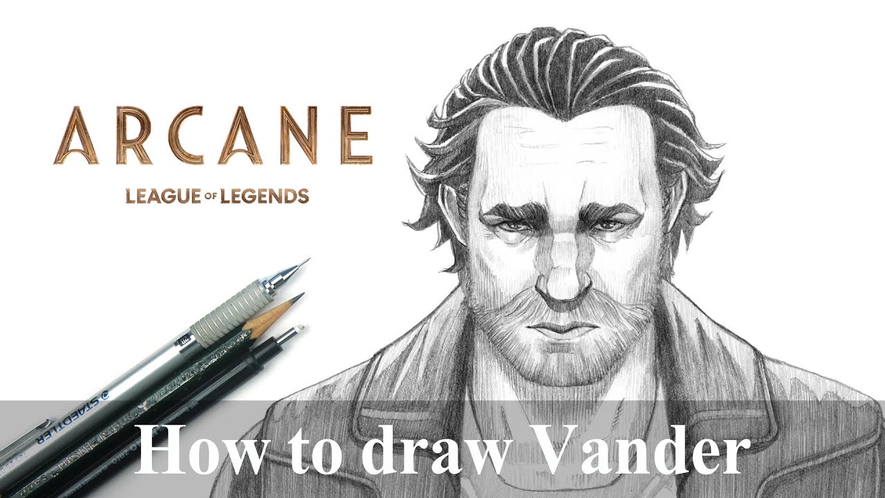 How to draw Vander | arcane - YouTube