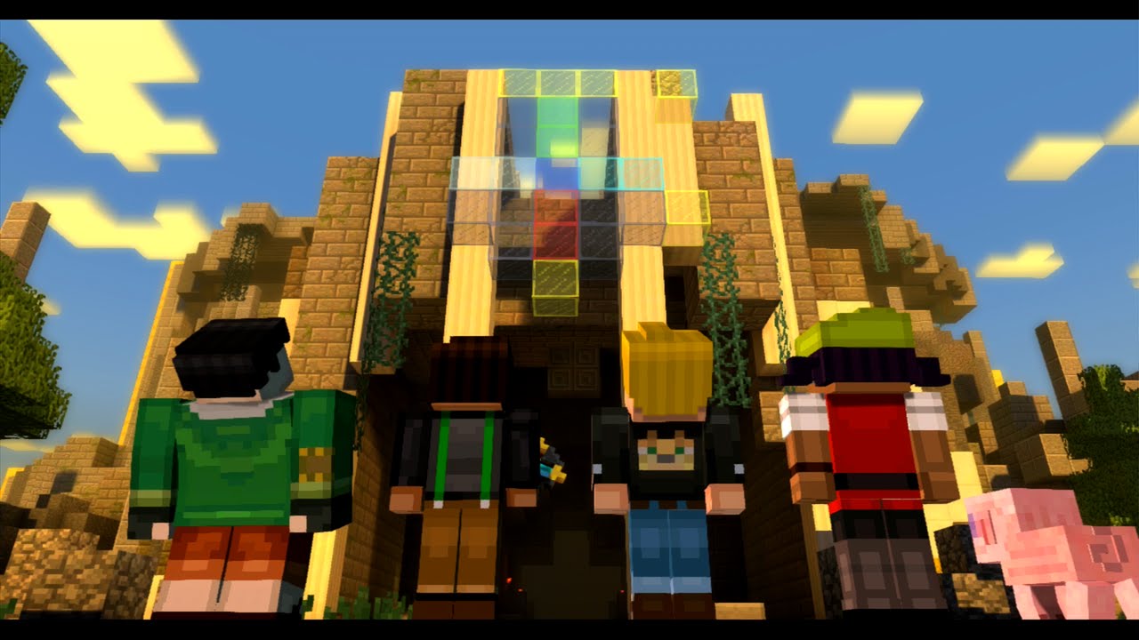 Minecraft Story Mode: EPSIODE 1(Part 3)- Axel's Angry! - YouTube
