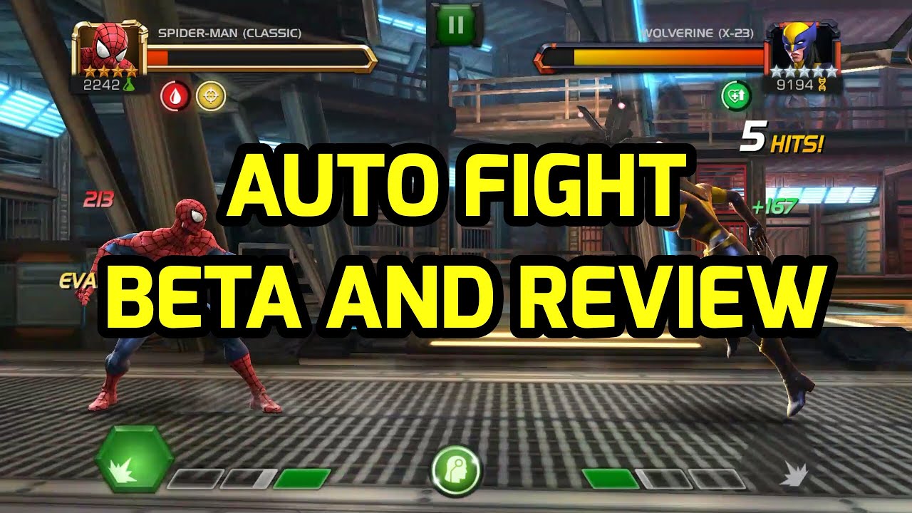 Auto-Fight Gameplay & Review Marvel Contest of Champions - YouTube