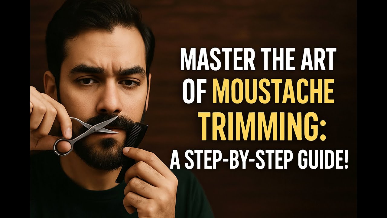 Master the Art of Moustache Trimming: A Step-by-Step Guide! - YouTube